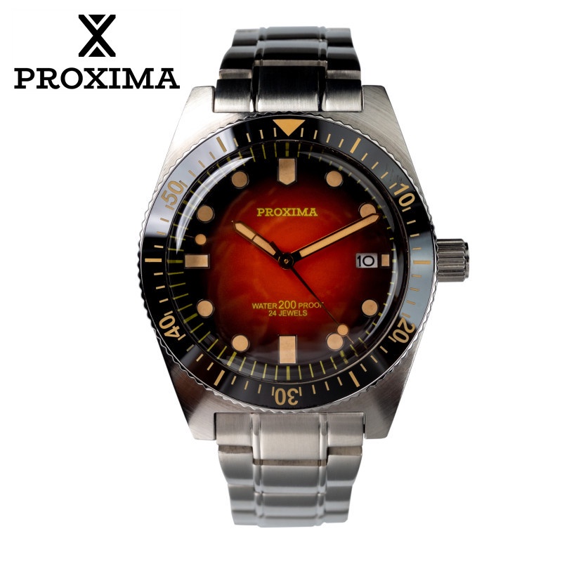 Proxima 62Mas Men's Mechanical Wristwatches 40MM Men Luxury Watch NH35 ...