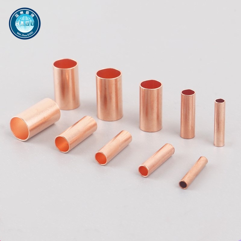 100Pcs Copper Tube Crimping Terminal GT-1.5/2/2.5/3/4/5/6/8mm Cable ...