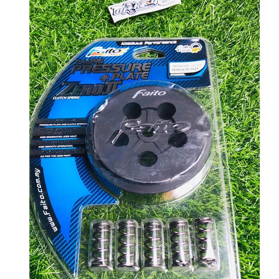 FAITO MOTORCYCLE CLUTCH PRESSURE PLATE + CLUTCH SPRING (ZERO II) RAIDER ...