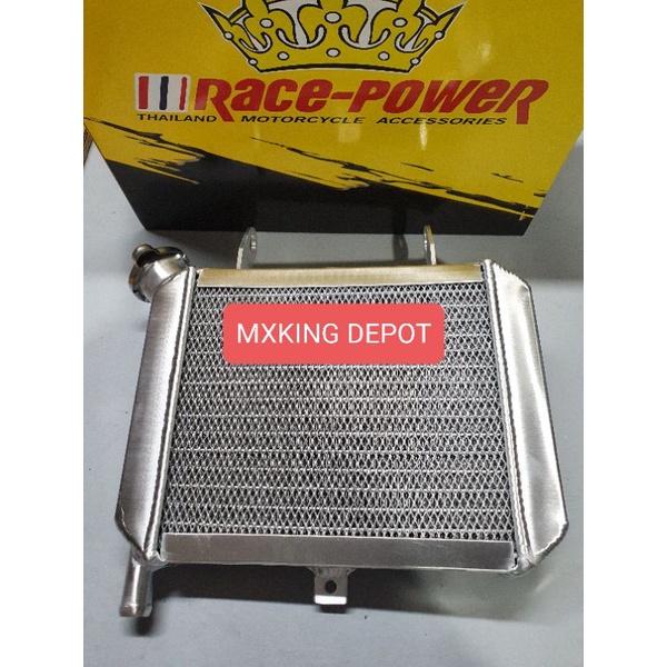 RACE POWER BIG RADIATOR ASSY SILVER WITH SCREEN FOR SUZUKI RAIDER 150 ...