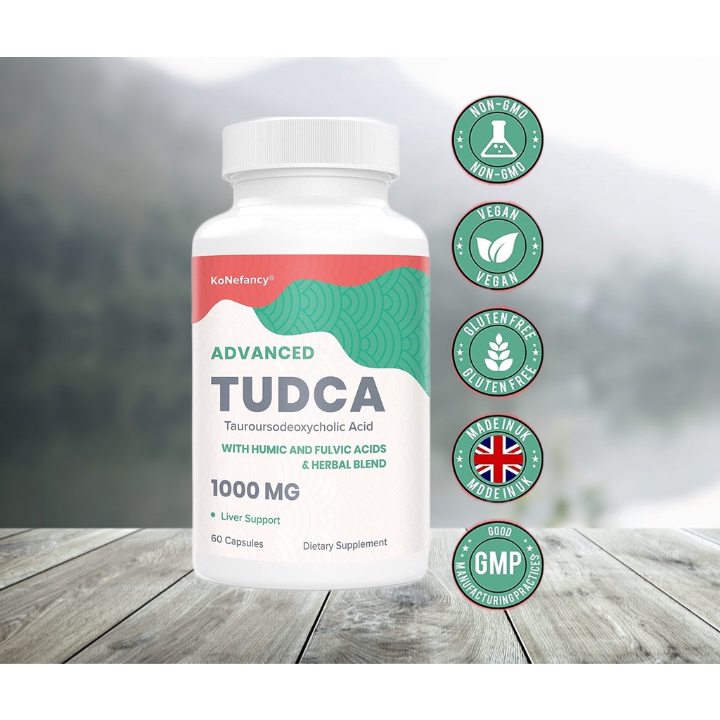 Advanced TUDCA 9 in 1 Premium Formula w/ Humic + Fulvic Acids Liver ...
