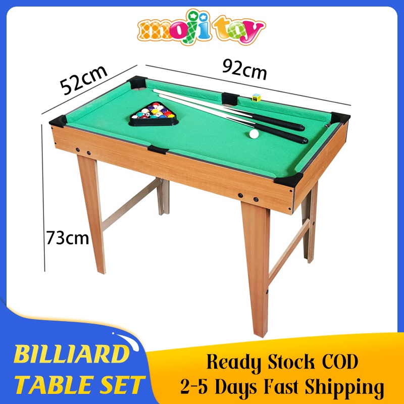 36x20 Inches Billiard Table Mini Wooden Tabletop Pool Table Set Kids ...