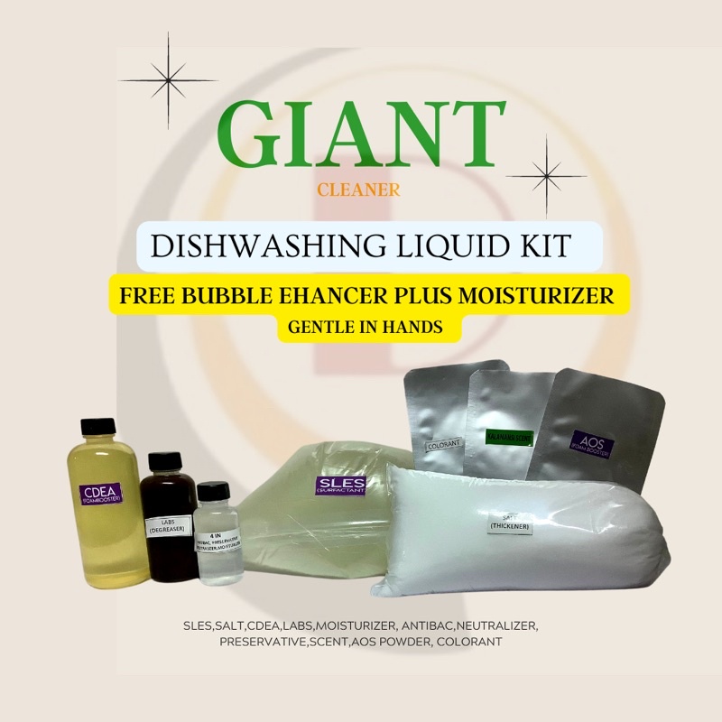 DISHWASHING LIQUID DIY KIT RAW MATERIAL | Shopee Philippines