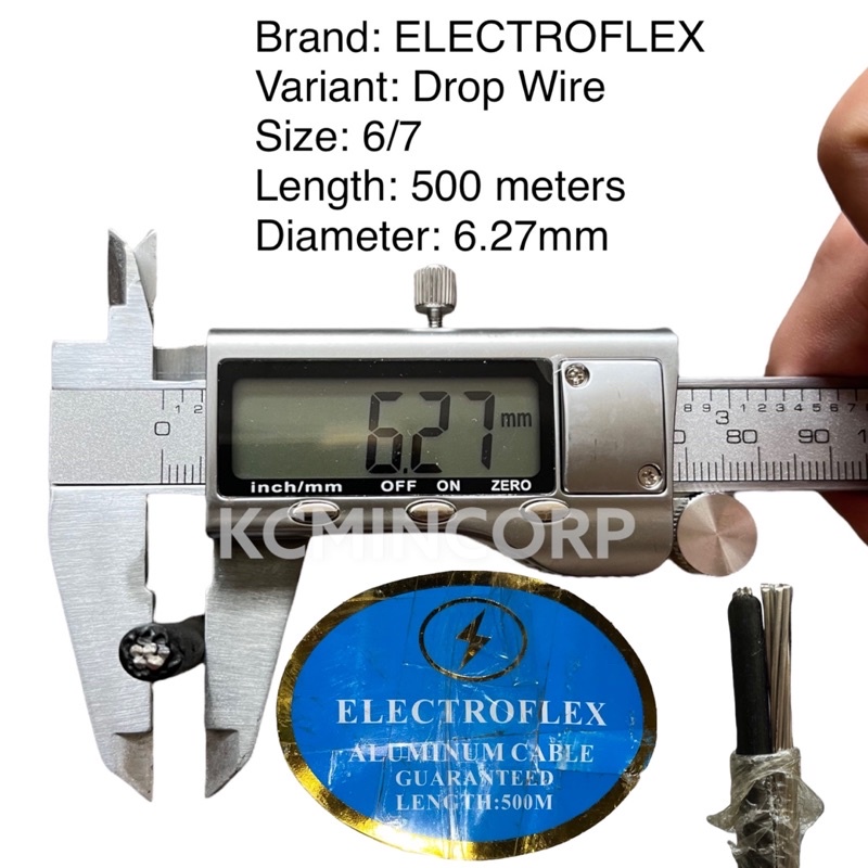 Electroflex / Multiflex / Philflex / Dropwire - #6(2wires) - 500 meters per roll | Shopee ...