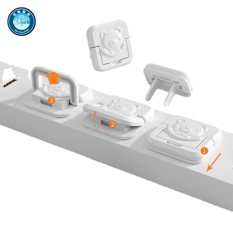 10pcs Cartoon Bear Power Socket Cover For Baby Safety Guard Protection ...