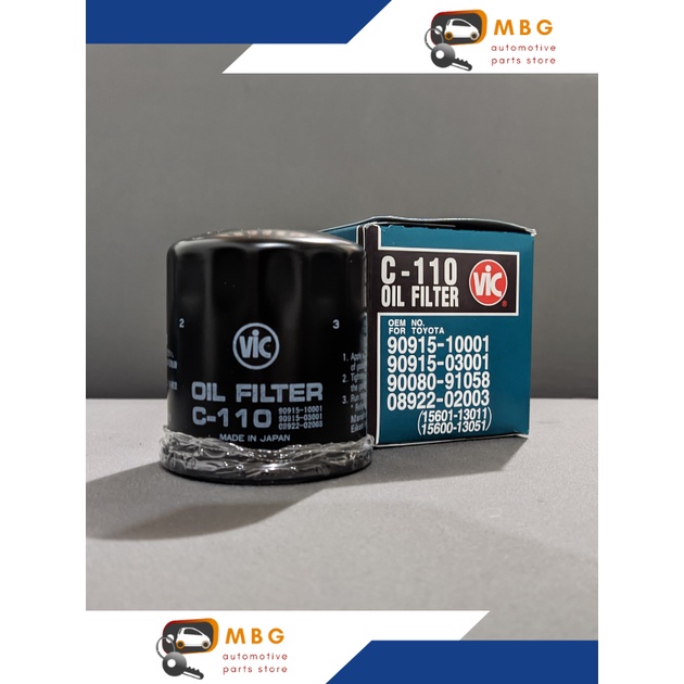 VIC C-110 Oil Filter for Toyota, Chevrolet, Geely, Daihatsu | Shopee Philippines