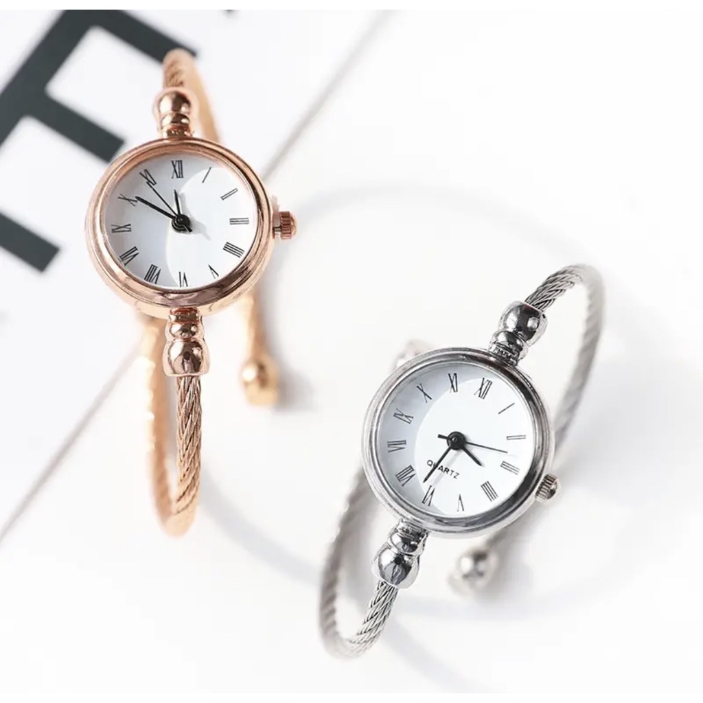 [Maii] Geneva Petite Classique Twisted Wristwatch Stainless Watch Gift ...