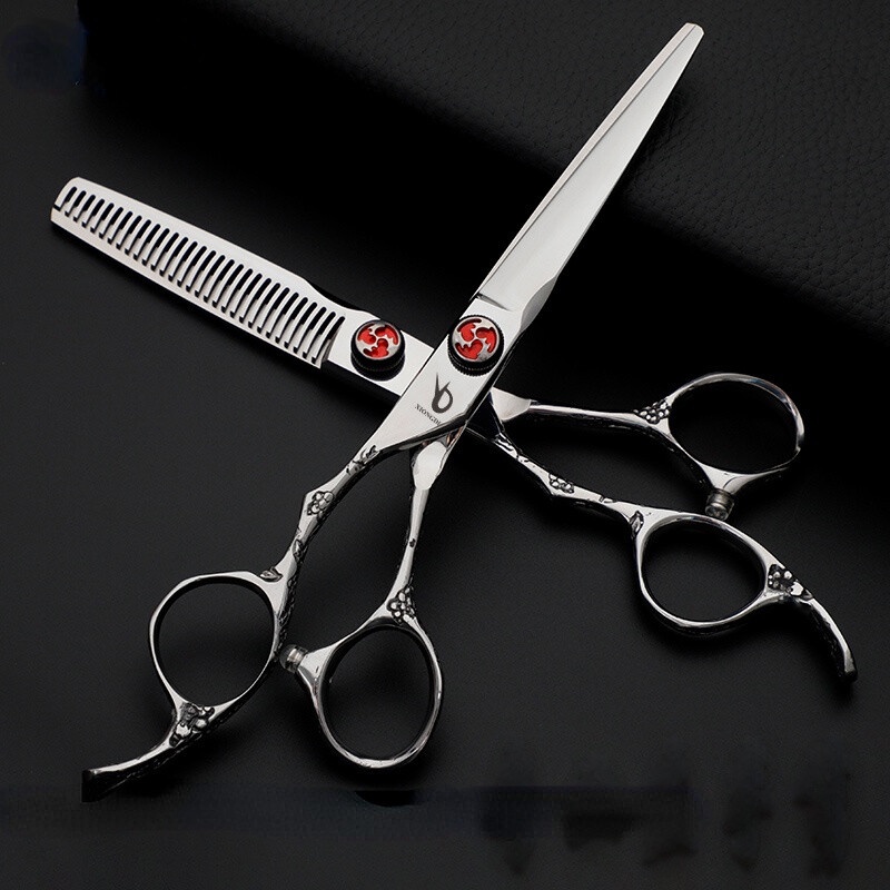 Professional left-handed hairscissor 6.0 inch barber scissor left ...