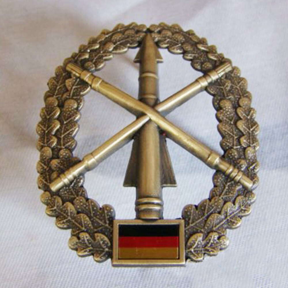 REPRODUCTION WWII GERMAN AIR DEFENSE CAP BERET BADGE PIN METAL COCKADE ...