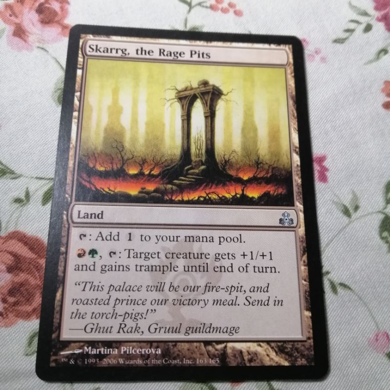 1 PLAYED Skarrg, the Rage pits duel deck MTG card magic commander EDH ...