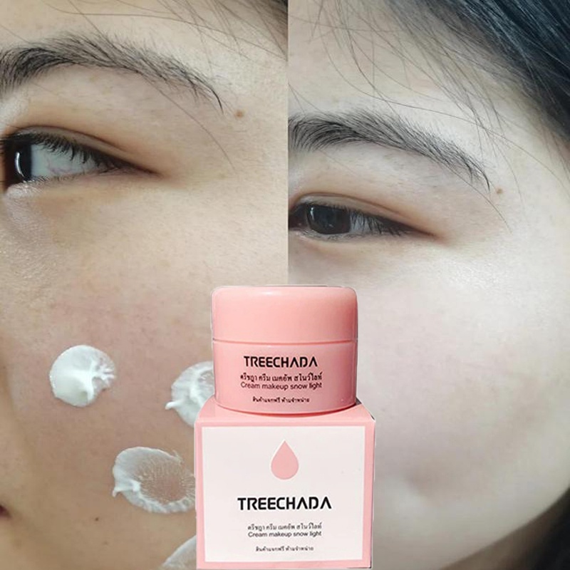 Thailand TREECHADA Face Whitening Cream For Dark Skin Spots Scars Snow White Cream Day Night ...