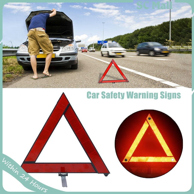 Car Early Warning Device Car Safety Warning Emergency Signs Reflective ...