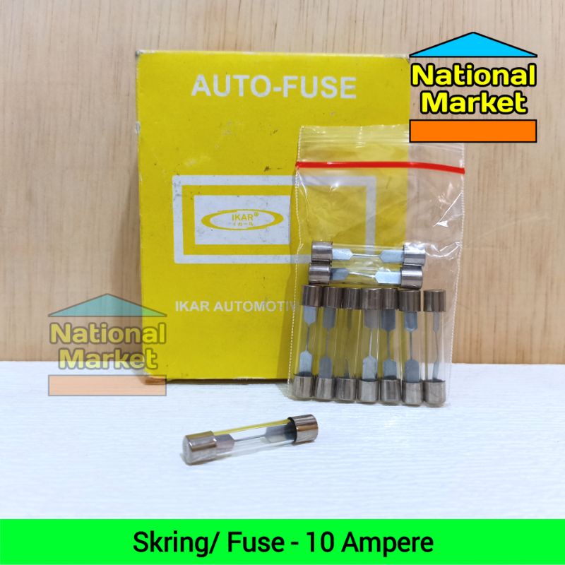 Glass Bottle Fuse Fuse - 10 pcs | Shopee Philippines