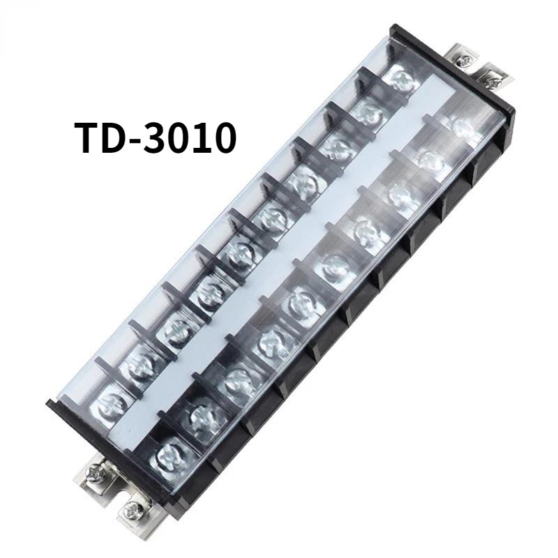 High quality TD series terminal block 10 bit terminal block rail type terminal connector ...