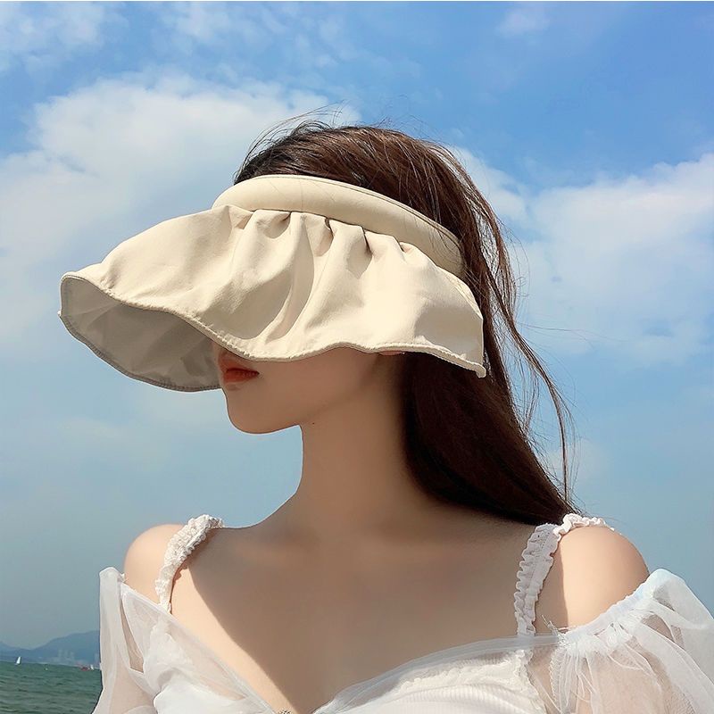Shell Hat Sun Female Anti-Ultraviolet Summer Cover Face Beach Cycling ...