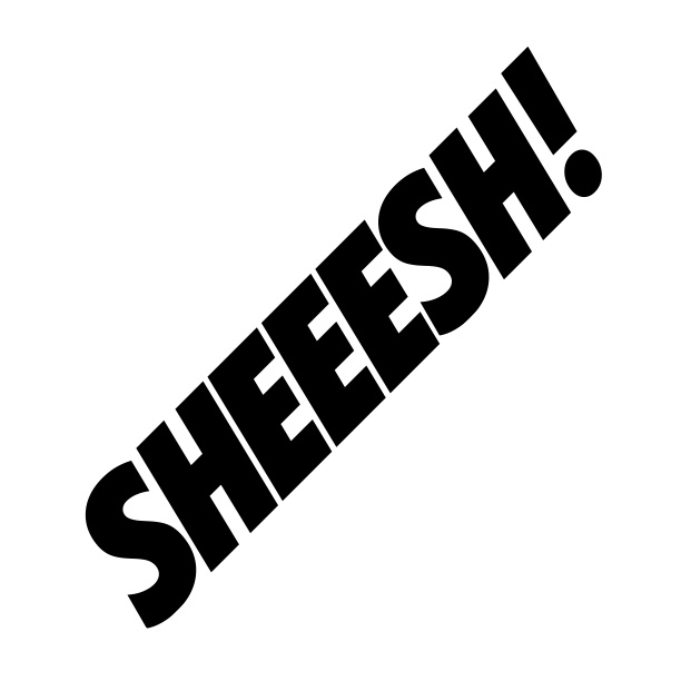 sheeesh decal cutout vinyl sticker SHEEESH! | Shopee Philippines