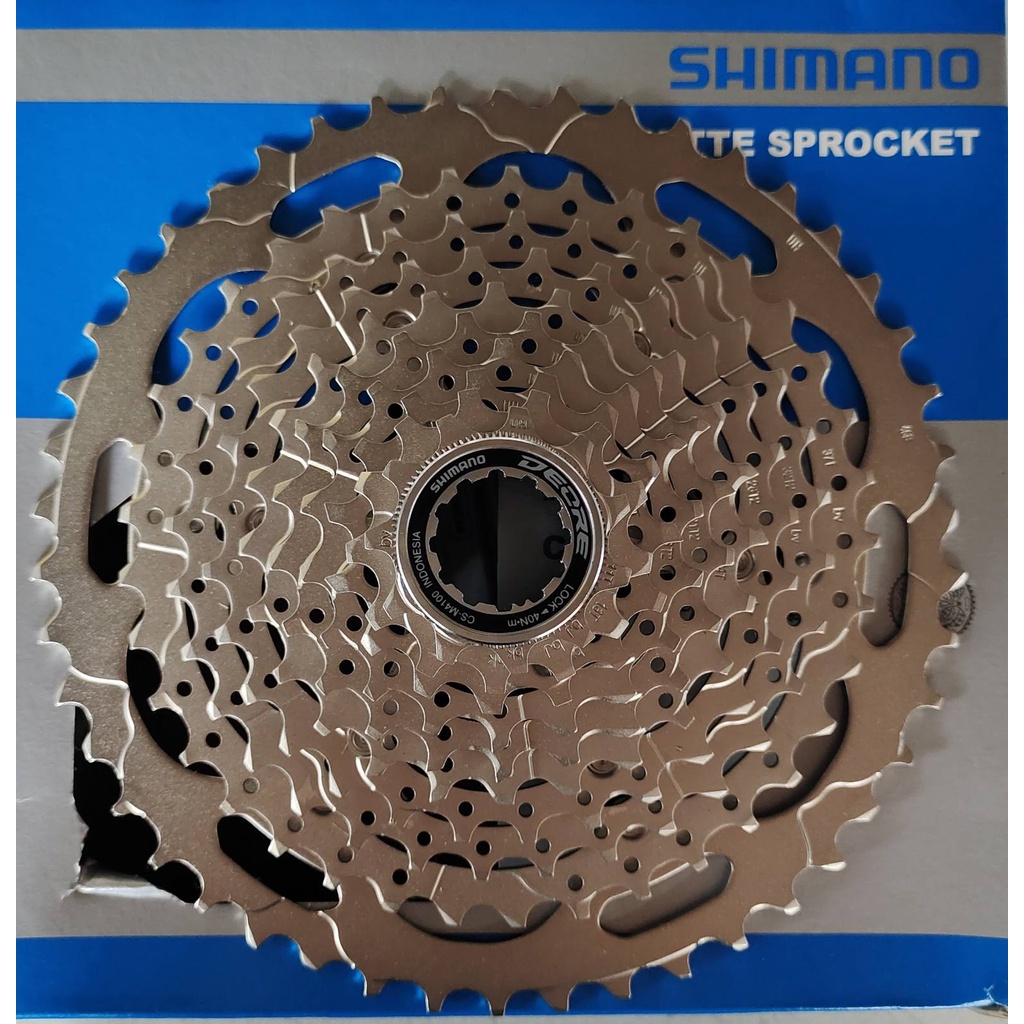 SHIMANO DEOR M4100 COGS 10S 11-42T and M4100 COGS 10S 11-46T | Shopee ...