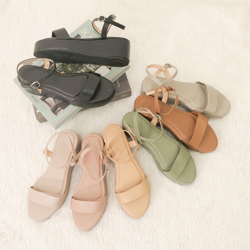 Barefoot MNL Lea 2 inch Platform Heel Sandals | Shopee Philippines