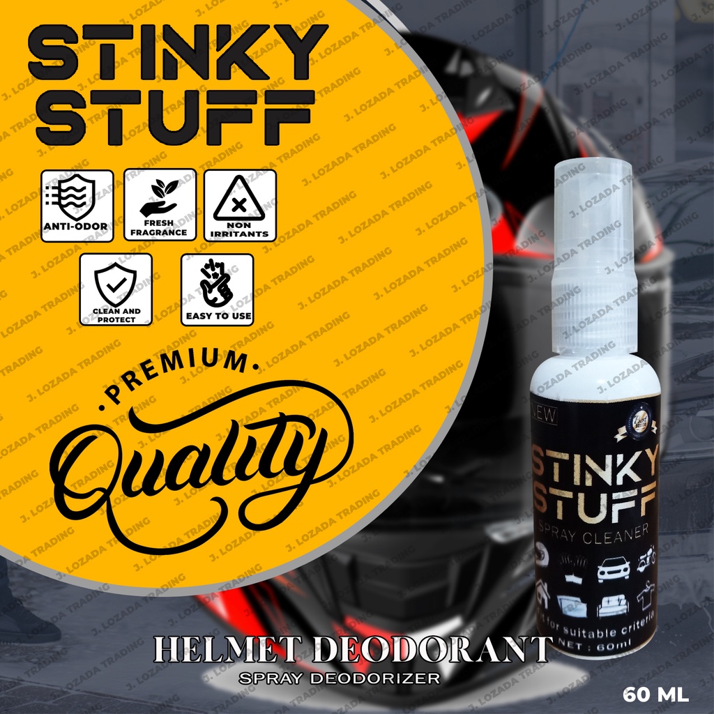 STINKY STUFF SPRAY 60ML - Helmet Care / Headgear Disinfectant ...