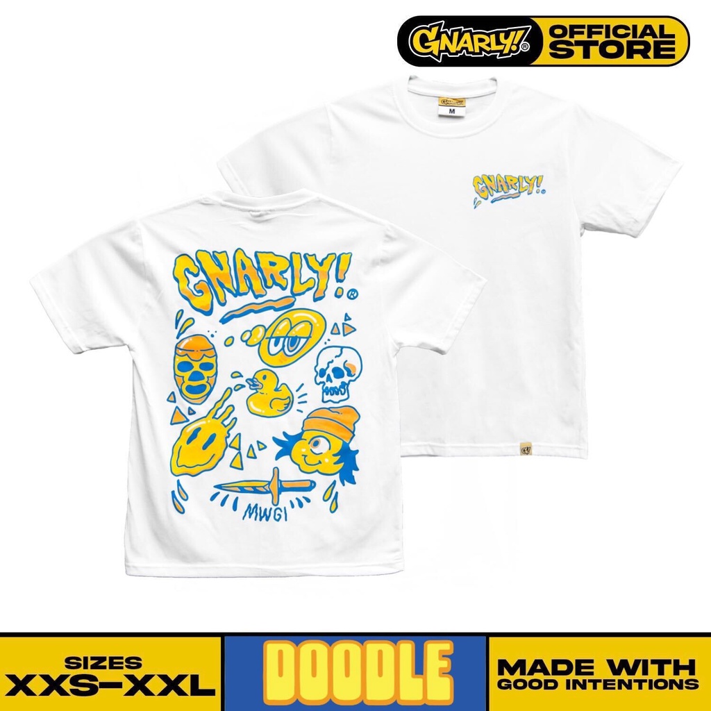 Gnarly! Doodle T-Shirt | Shopee Philippines