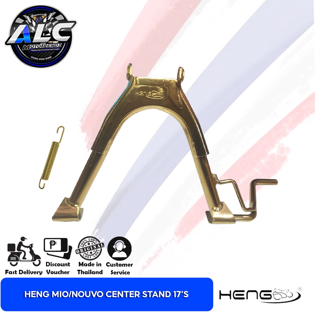 HENG CENTER STAND MIO SPORTY/NOUVO 17s GOLD | Shopee Philippines