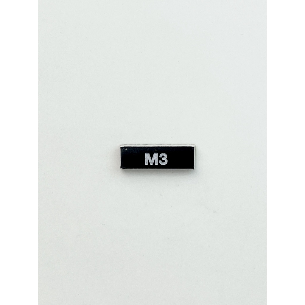 TINY ENGRAVED GRAVOPLY LABEL – M3 Signage | Shopee Philippines