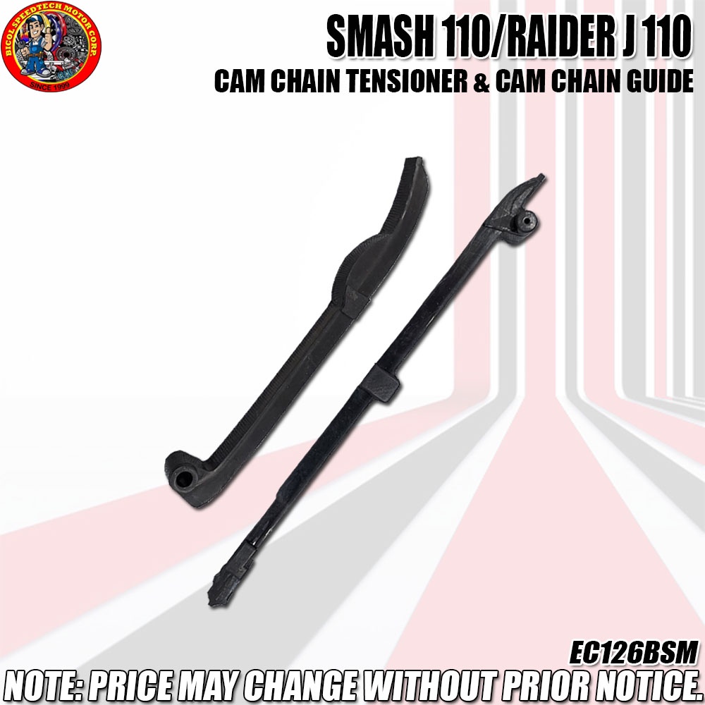 SMASH 110/RAIDER J 110 CAM CHAIN TENSIONER & CAM CHAIN GUIDE (EC126BSM ...