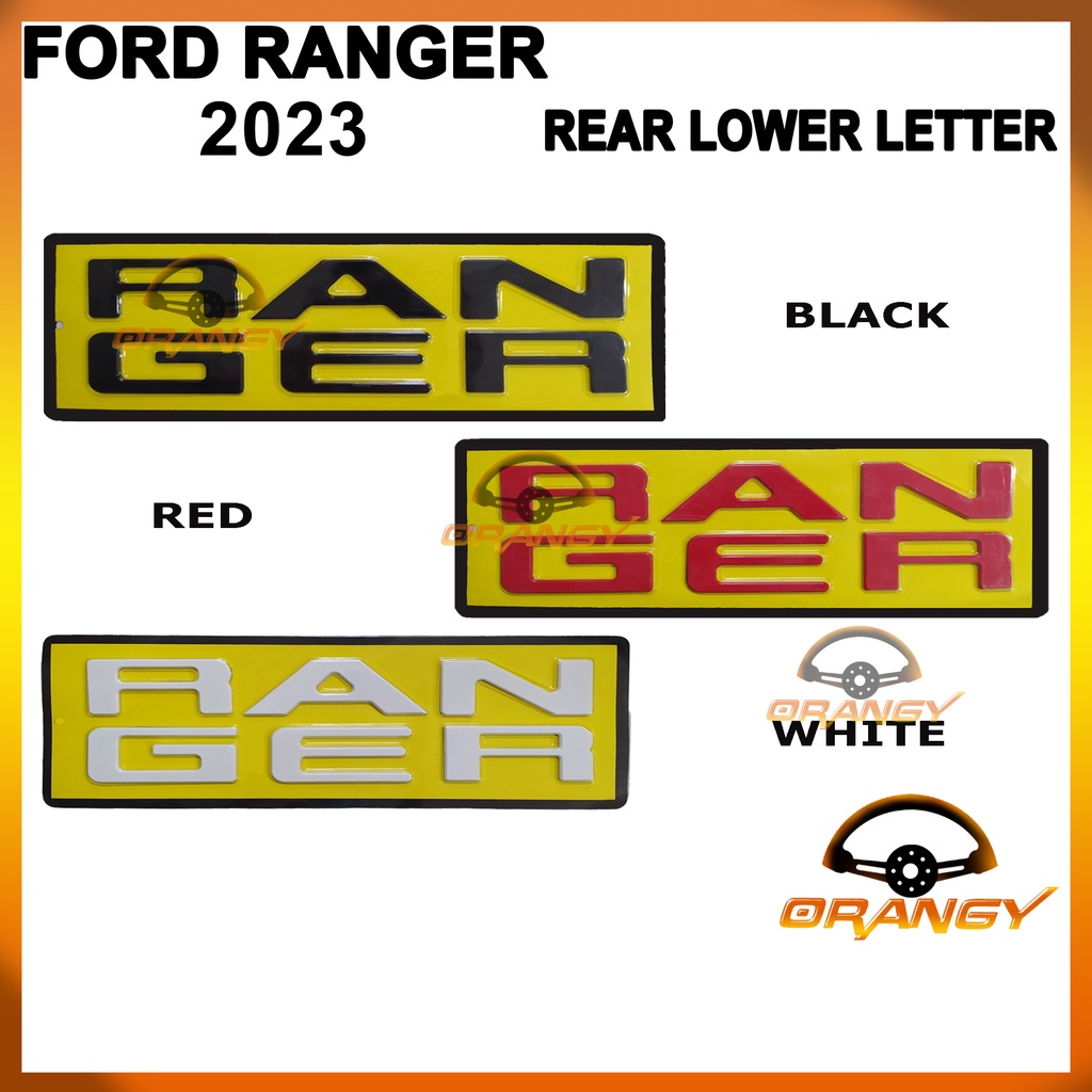 Ford Next-Gen Ranger 2023 to 2024 Rear Lower Letter Taillight Back Door ...
