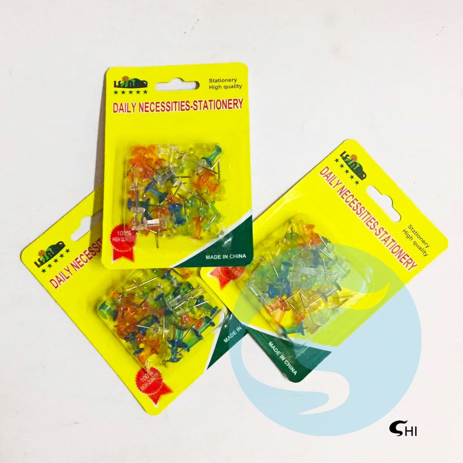 1 box Colored push pins office series | Shopee Philippines