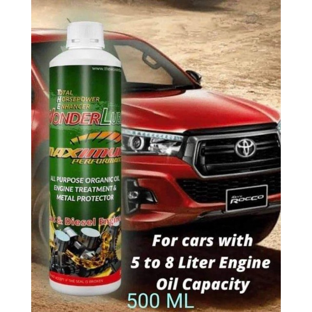 ☾The Wonderlube Engine Oil Enhancer 500Ml | Shopee Philippines