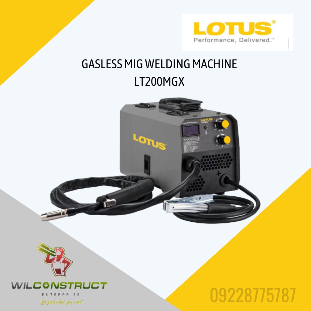 LOTUS Gasless MIG Welder LT200MGX | Shopee Philippines