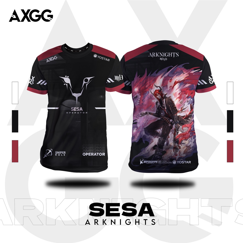 AXGG " Arknights - Sesa " Gaming Shirt | Shopee Philippines