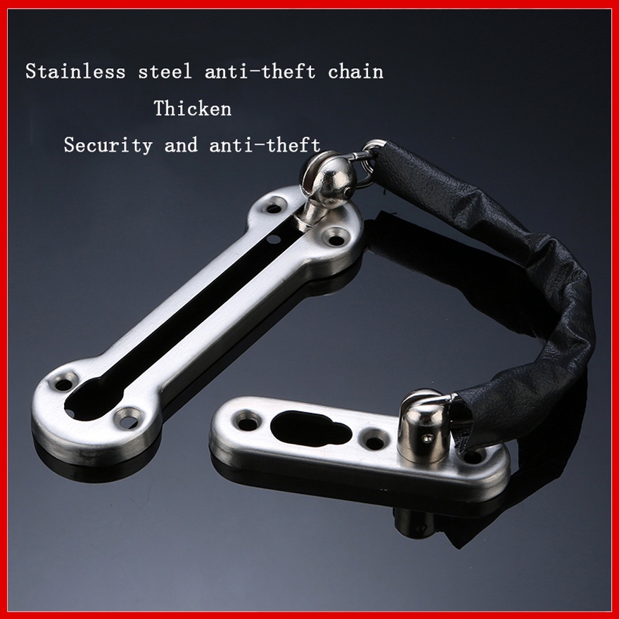 Stainless Steel Anti-theft Door Chain Lock Safety Protection Chain Door ...