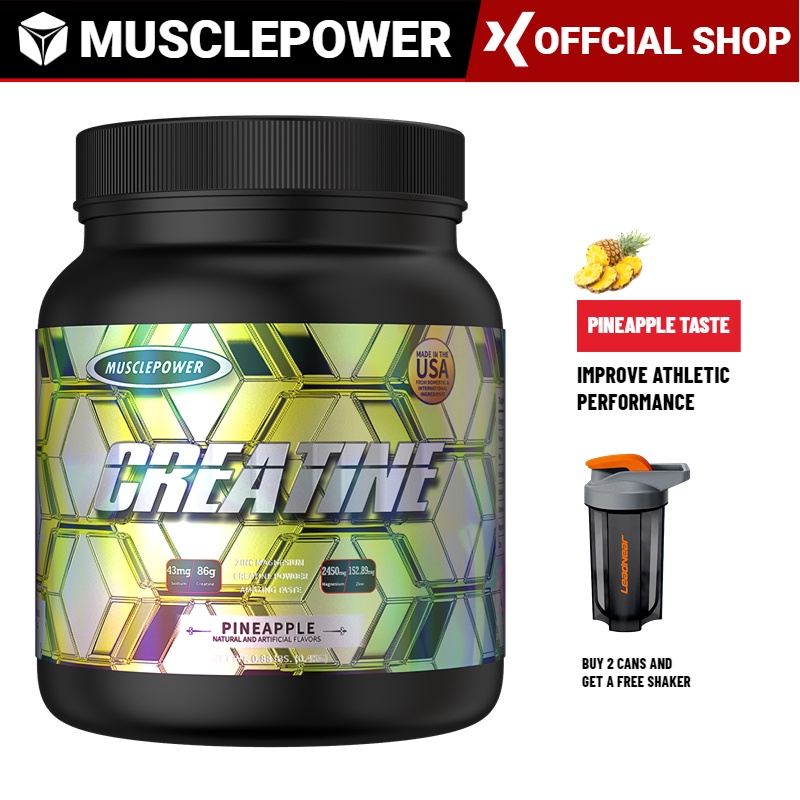 Musclepower Creatine Monohydrate Powder 400g For Strength And Muscle