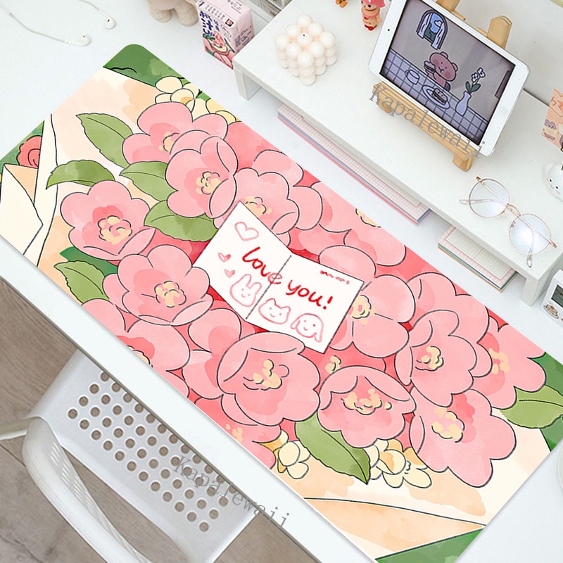 Large Mouse Carpet Anime Mouse Pad Kawaii Accessories PC Gamer Cabinet ...