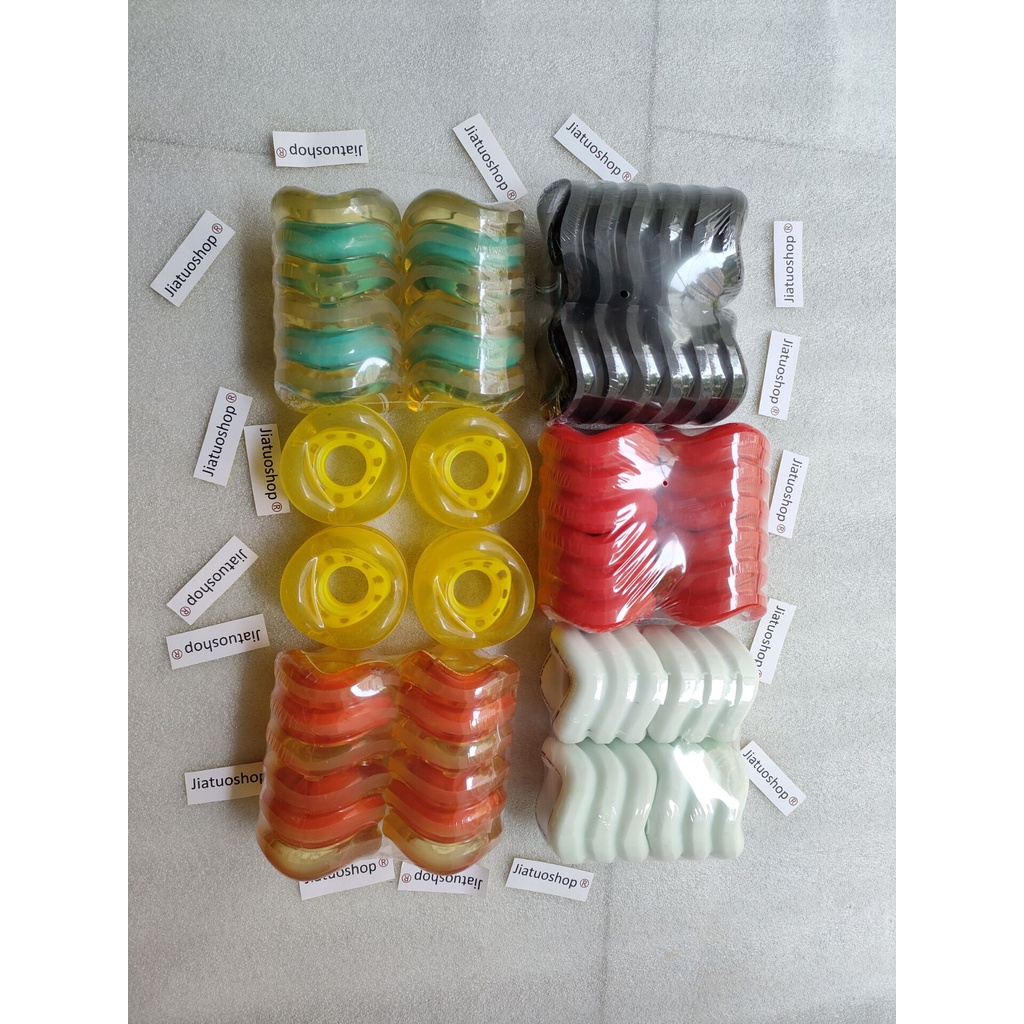 60x45mm shark wheel irregular wheel hardness 78A skateboard PU wheel ...
