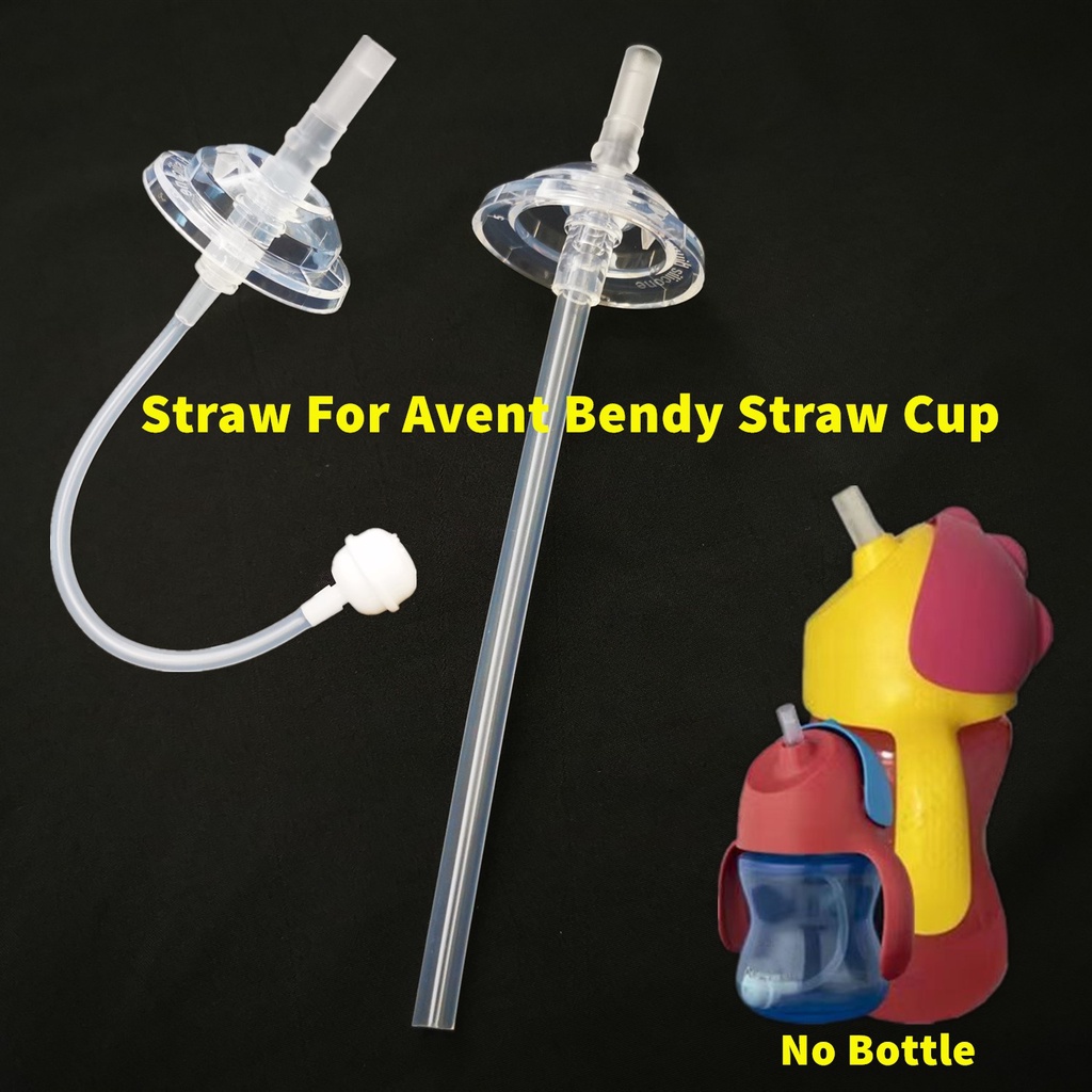 Drink Cup Bottle Straight Straw Feeding Accessories For Avent Bendy ...