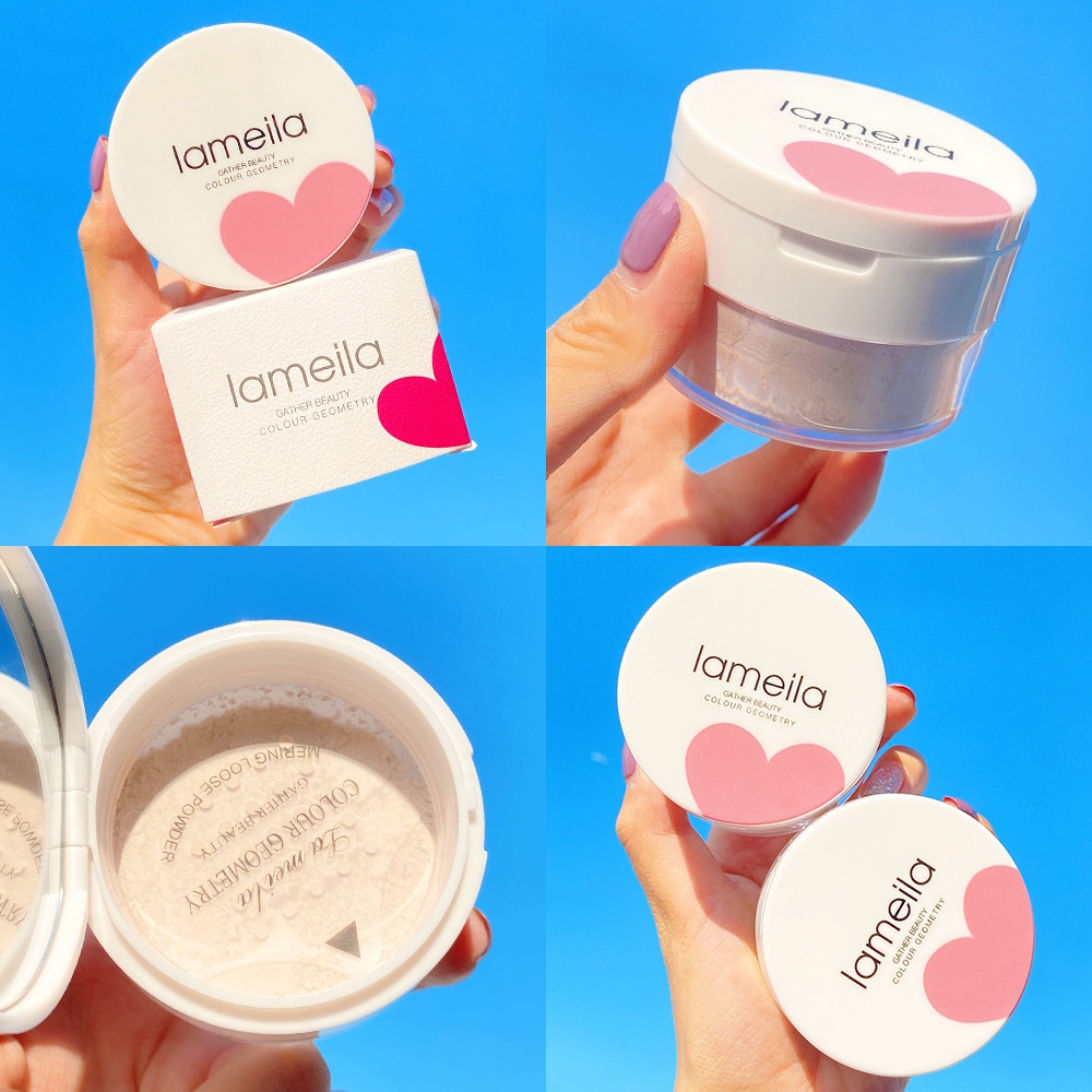 Set loose powder Thin and light Containment Honey powder The fog Matte ...