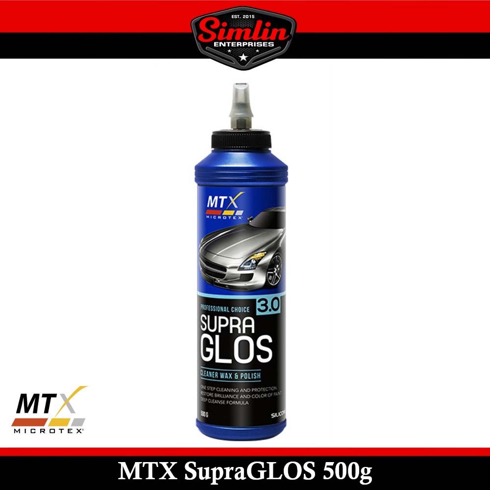 MTX SupraGLOS 500g Microtex Cleaner Wax & Polish | Shopee Philippines