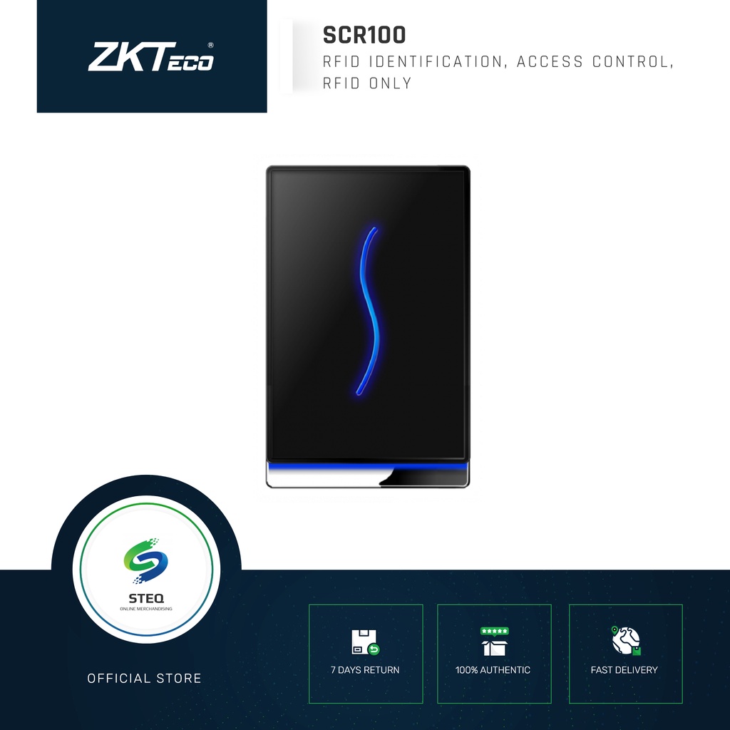 STEQ ZKTECO SCR100 RFID Identification, Access Control,RFID | Shopee Philippines