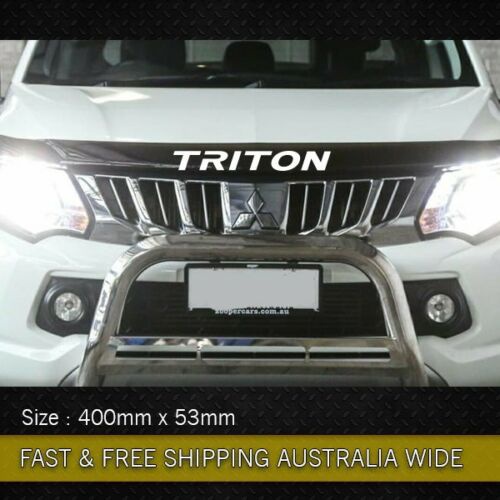 Triton Bonnet protector Decal sticker 400mm x 53mm premium Vinyl ...