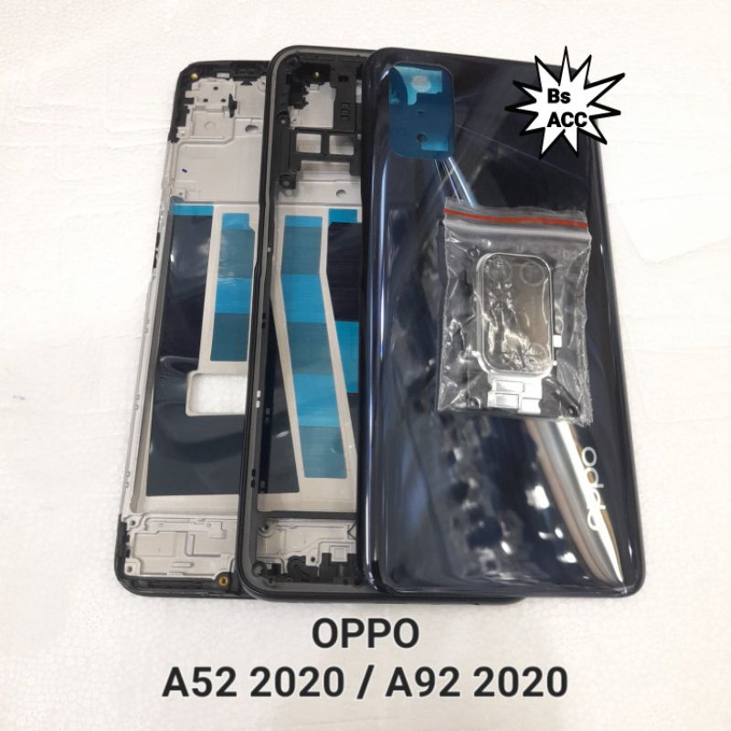 Oppo a52 2020 / a92 2020 full set housing casing frame + bezel ...