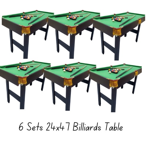 WHOLESALE! 6PCS 4ft IMPORTED 24X47 MINI BILLIARD TABLE / BILYARAN NA ...