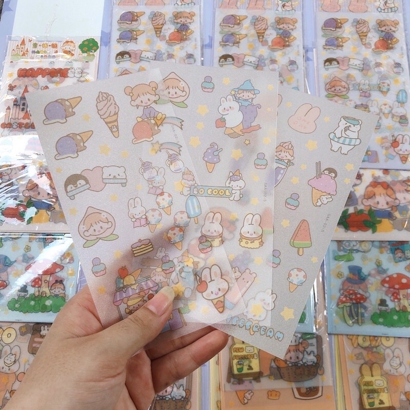 Wholesale blister pack of 20 packs of cute cartoon clear plastic ...
