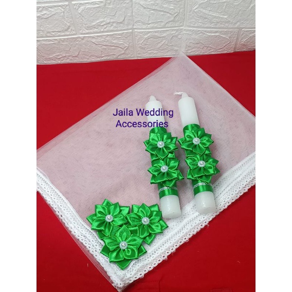Secondary Veil And Sponsors Candle for Wedding | Shopee Philippines