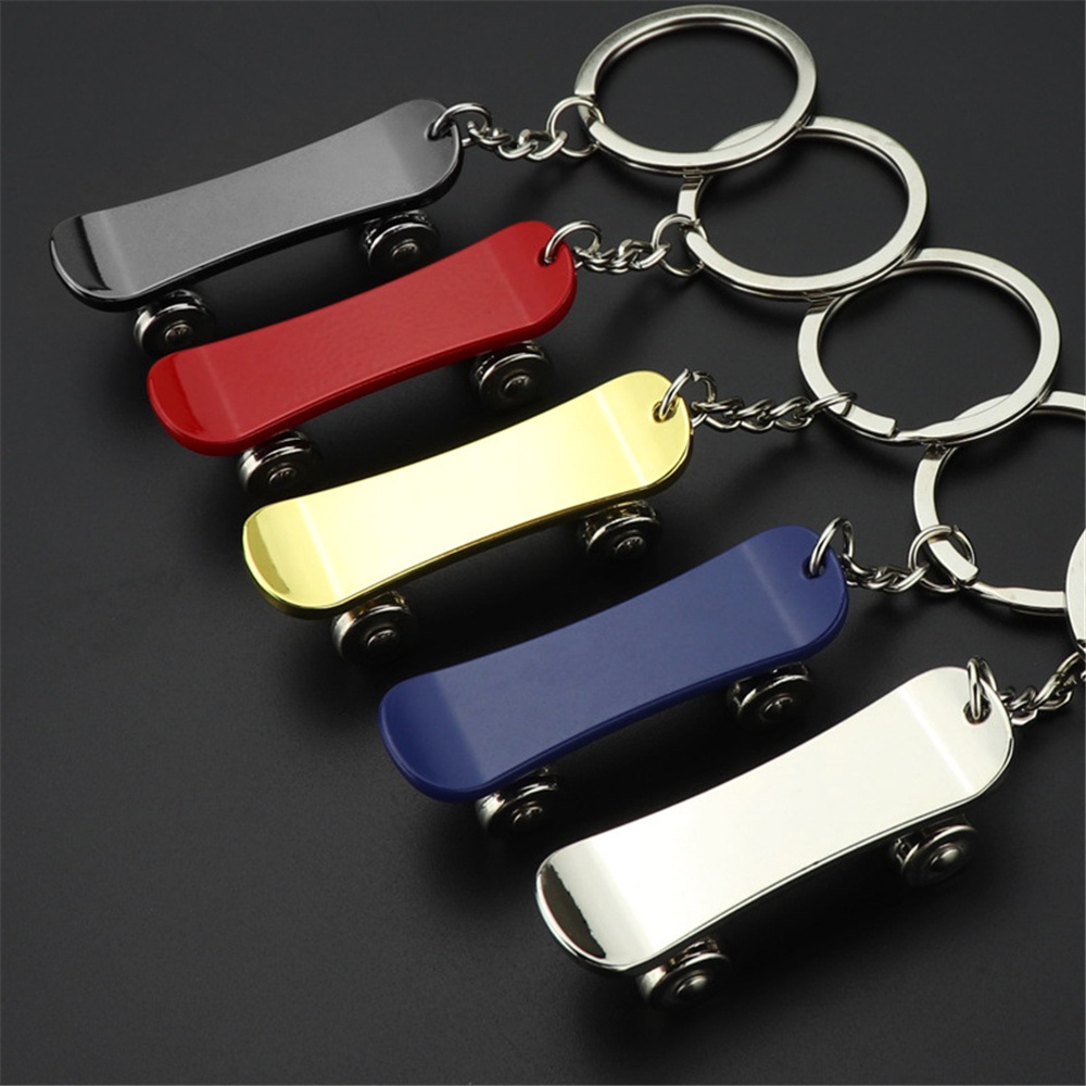 Creative Fingertip Scooter Keychain Skateboard Keyring Men Car Key ...