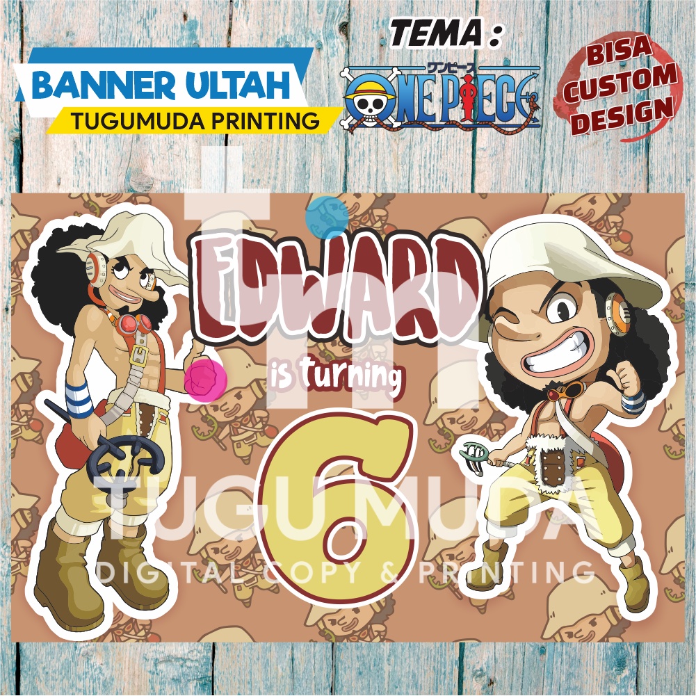Print Banners|Backdrop|Children's Birthday/Birthday Banner - ONE PIECE ...