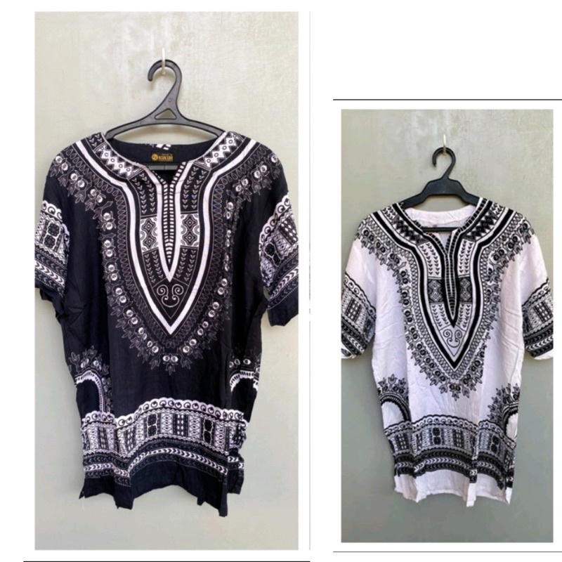 BATIK / BOHEMIAN / Dashiki Tshirt / Boho Shirt / Tribal Polo Shirt ...
