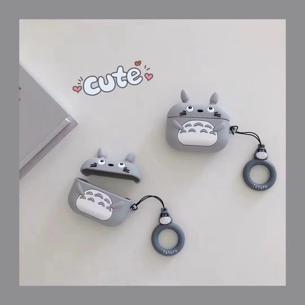 Totoro Soft Silicone Earbuds Case for Airpods 1 2 Pro 3 2021 Pro2 2022 ...