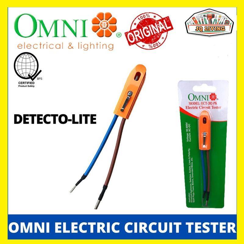 OMNI Electric Circuit 20V-600V ECT-202 Tester Detecto-Lite for Testing ...